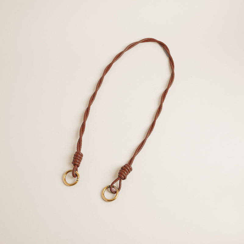 Leather Rope Crossbody Strap - Cognac – Parker Thatch