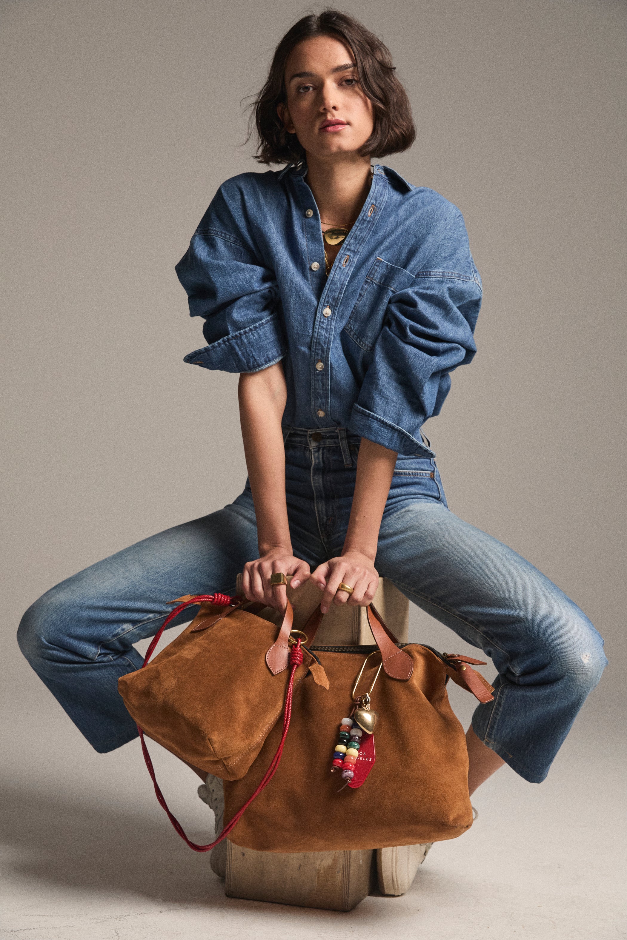 Small Charlie - Suede Caramel – Parker Thatch